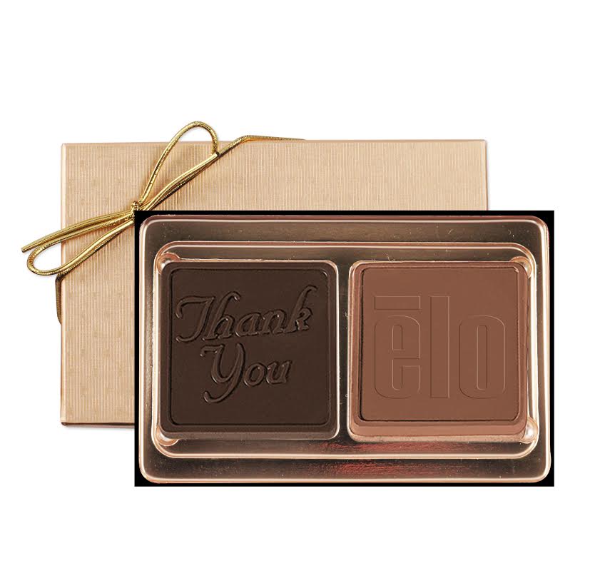 Chocolate Custom 2 Piece Box - Custom Chocolates and Promotional ...