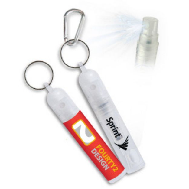 Mini Sani Mist Hand Sanitizer Key Chain | All Keychains & Keylights ...