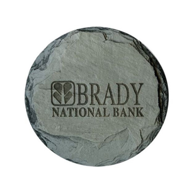 Heavyweight custom stone soaster | Logo coasters | Volunteer Giveaways ...