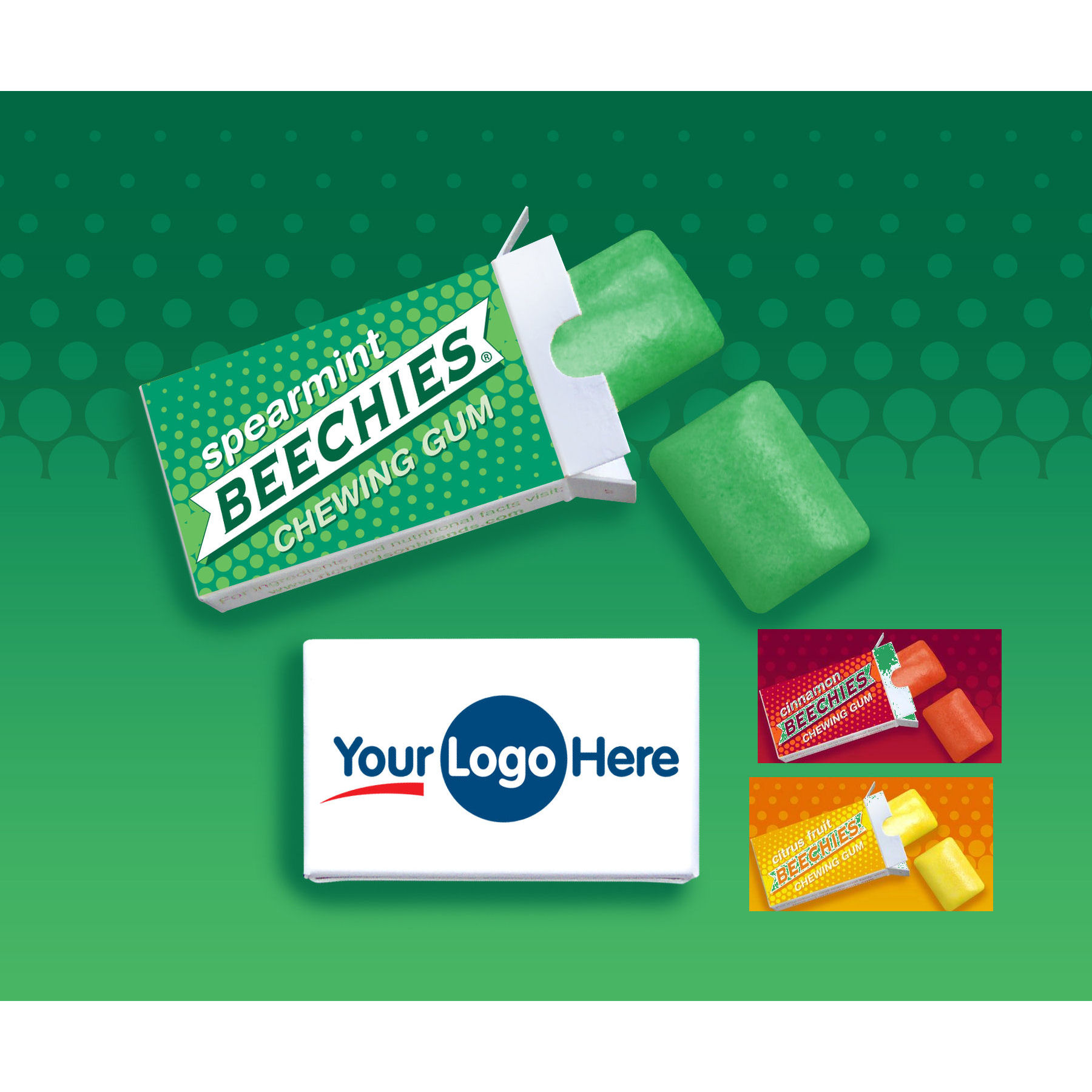 Beechies Gum Custom Logo Packs. Adco Marketing - Unique Business ...
