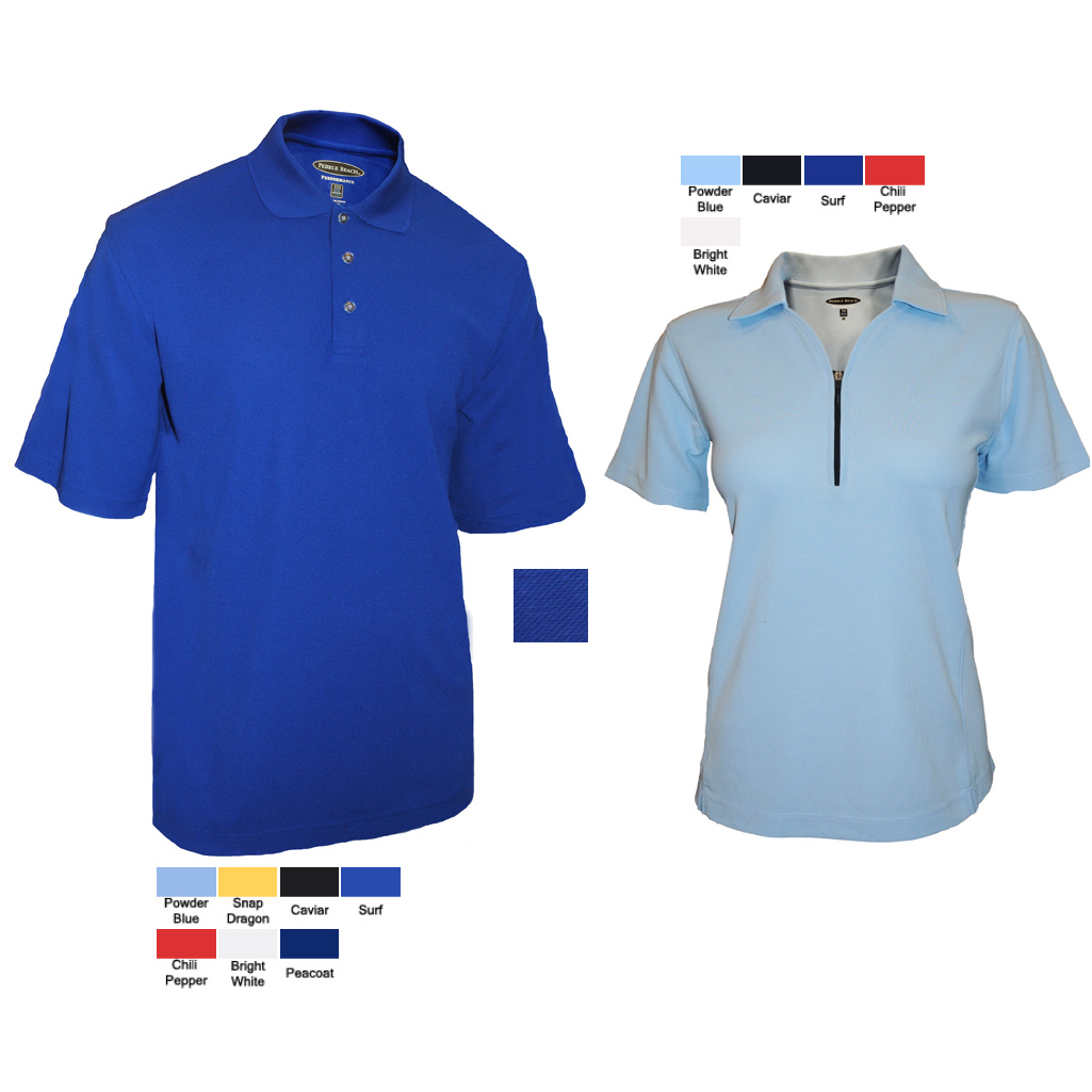 Pebble Beach Solid Pique Custom Polo Shirts | Corporate Clothing | Adco ...