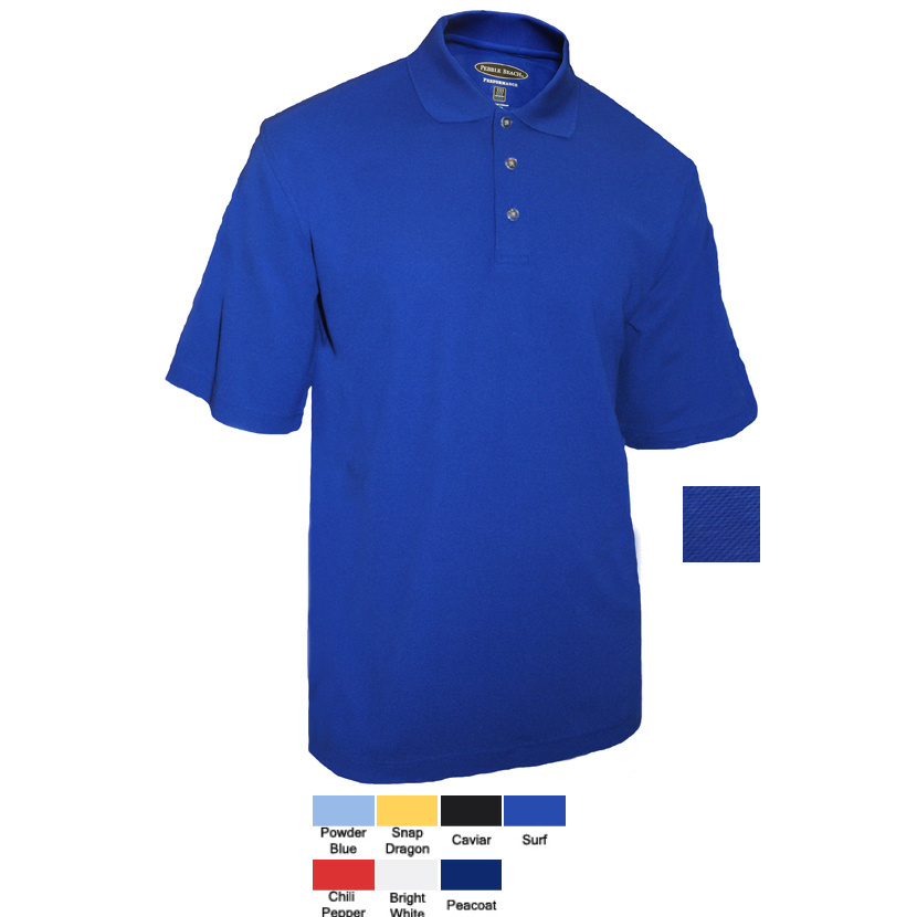 Pebble Beach Solid Pique Custom Polo Shirts | Corporate Clothing | Adco ...