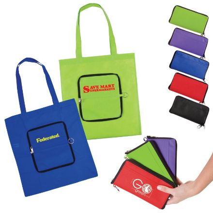 Custom PolyCanvas Tote Bags, Promotional Nylon Tote Bags by Adco ...