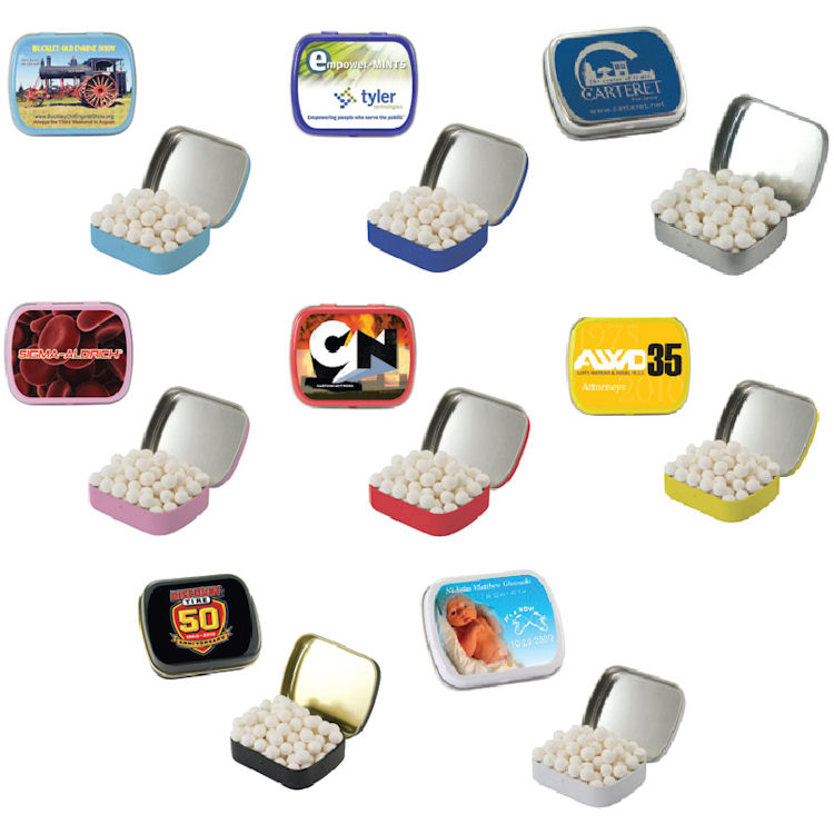 Custom USA Mint Tins in Full Color, Promotional Mint Tins by Adco ...