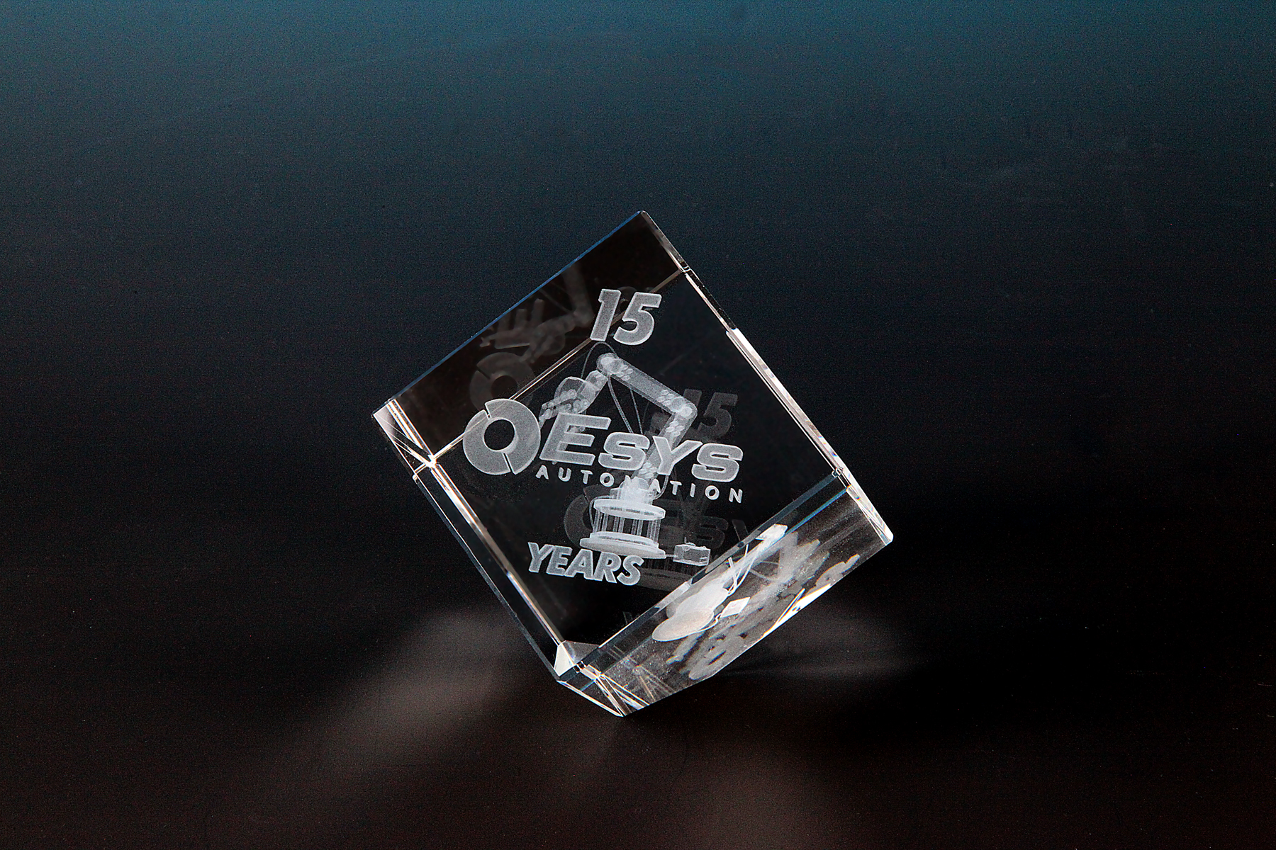 Custom 3D Crystal Cube, Engraved Crystal Award by Adco Marketing. Adco ...