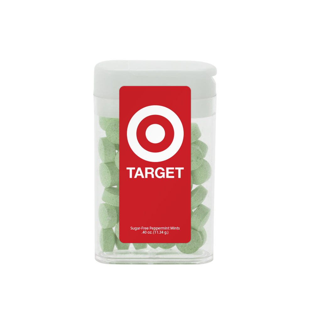Custom Flip-Top Peppermint Dispenser | Custom Promotional Mints ...