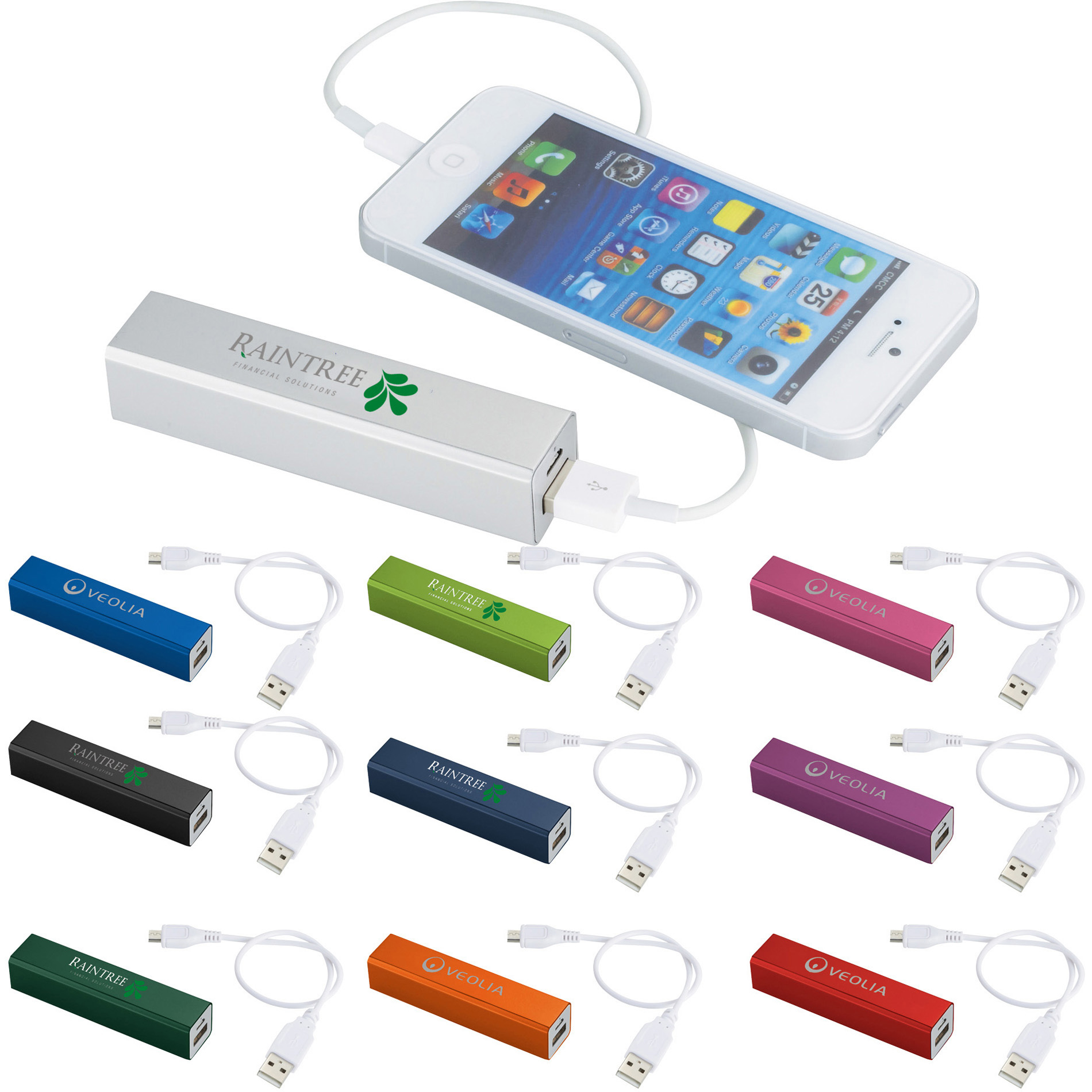 Jolt Charger Power Bank with Metal Case | Custom Power Banks | Adco ...