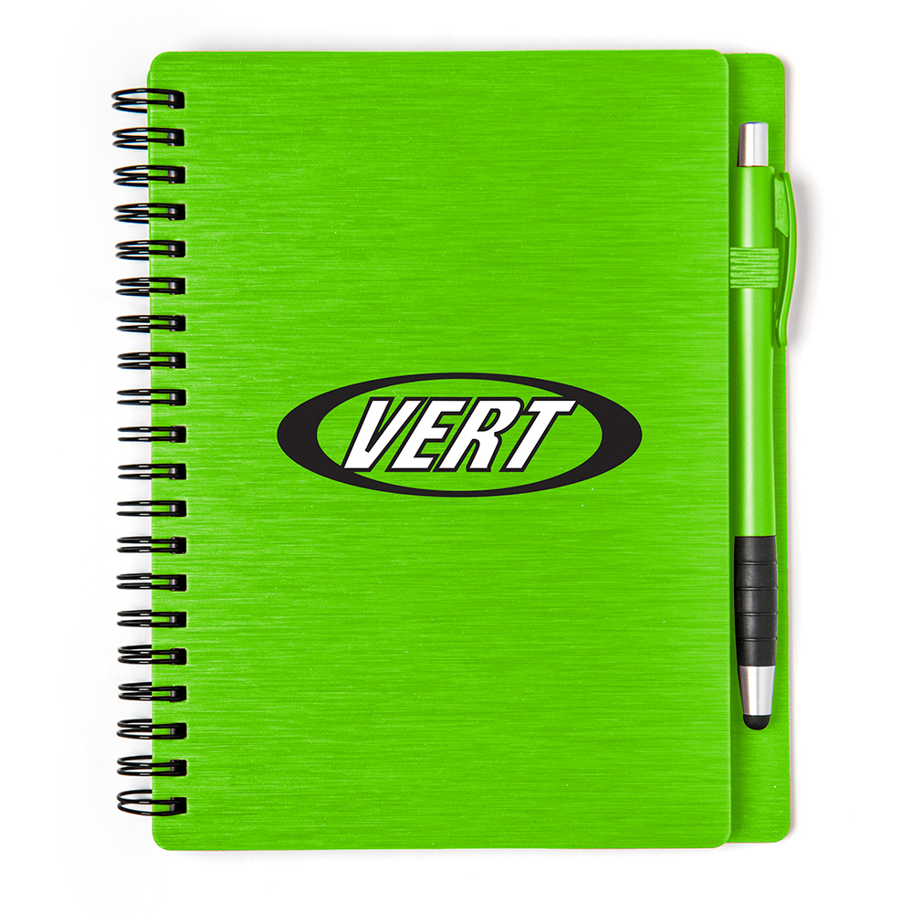 Mercury Notebook Set with Pen and Custom Logo by Adco Marketing. Adco ...
