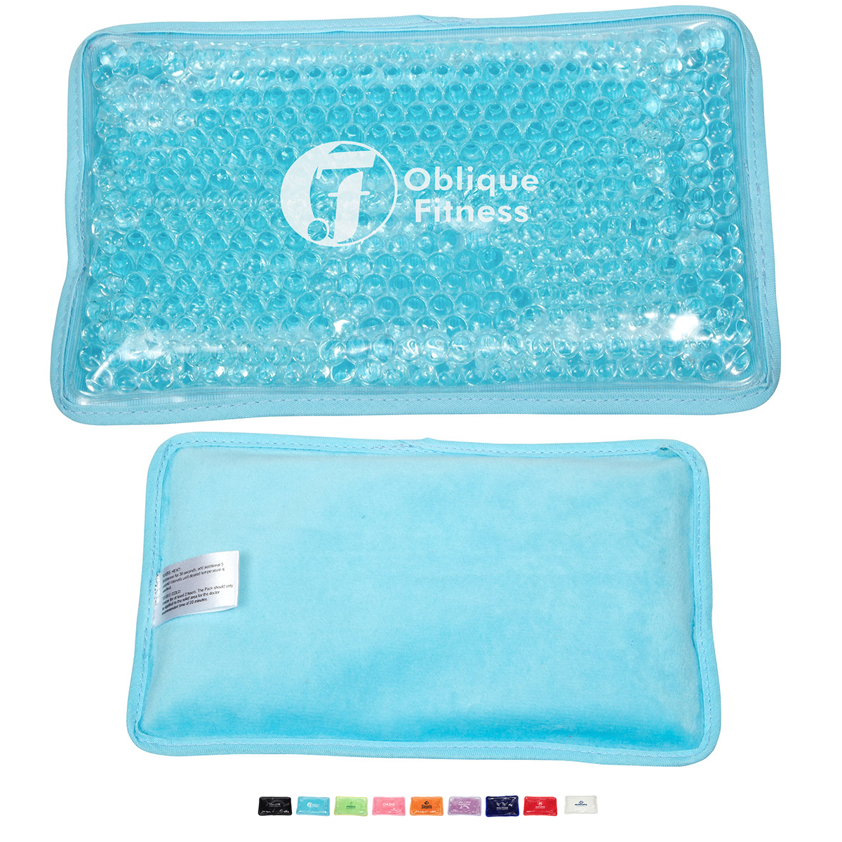Plush Custom Ice Pack | Aqua Pearls Ice & Heat Packs | Custom Ice Packs ...