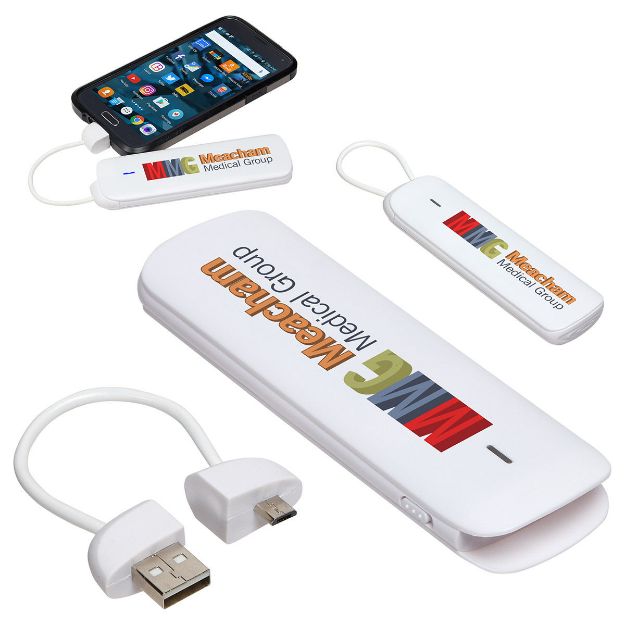 Slim Power Bank with 3000 mAh UL Certified Battery by Adco Marketing ...