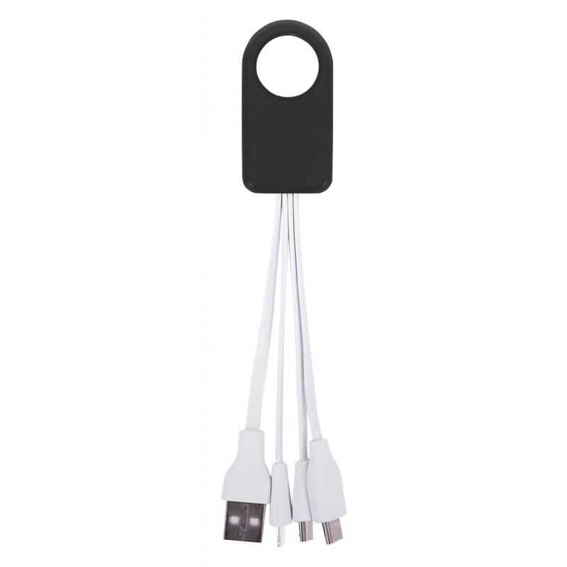 Power-Up Squid 3-in-1 Charging Cable | Branded Charging Cable | Red ...