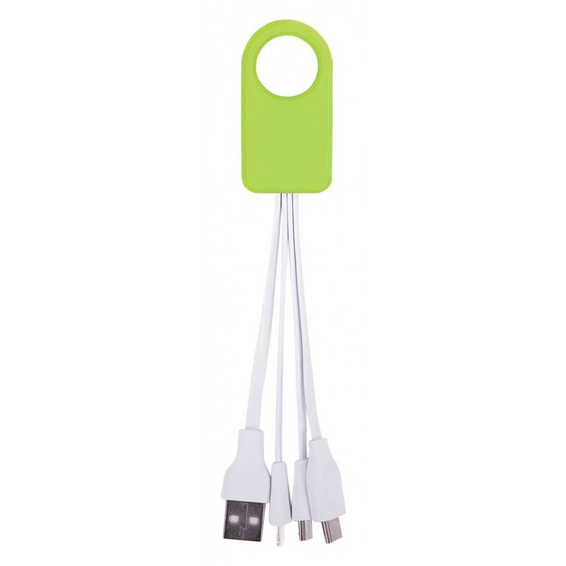 Power-Up Squid 3-in-1 Charging Cable | Branded Charging Cable | Red ...