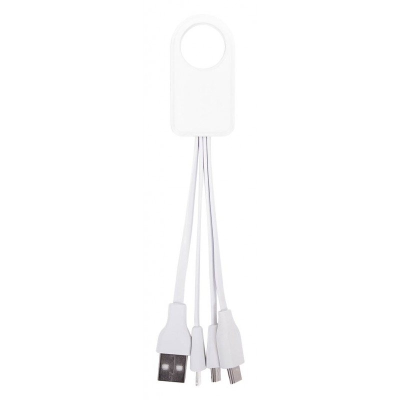Power-Up Squid 3-in-1 Charging Cable | Branded Charging Cable | Red ...
