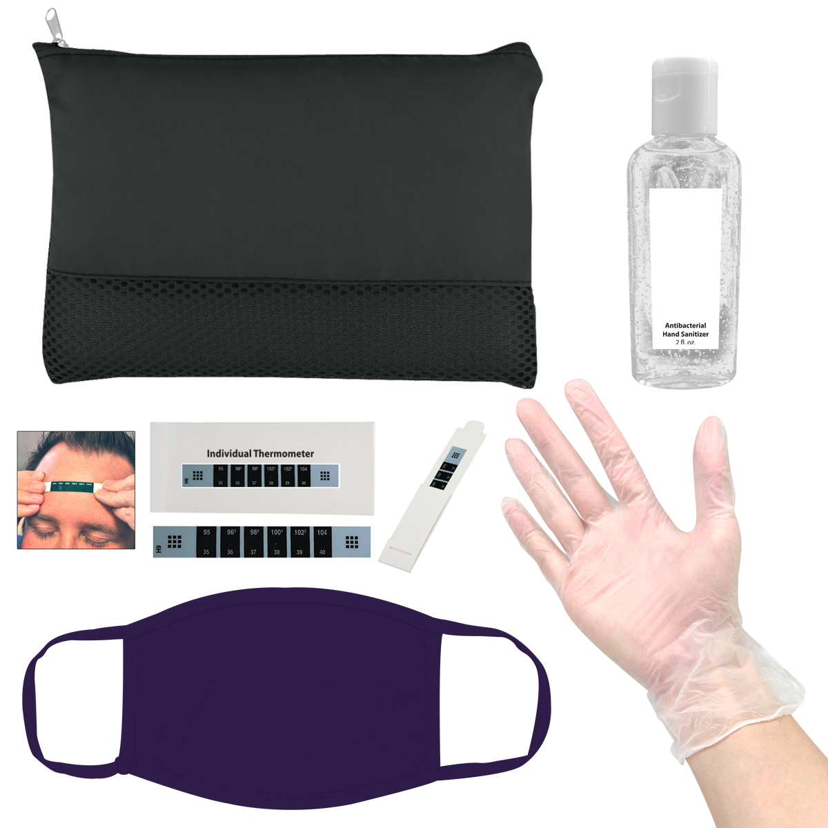 At The Office PPE Kit | PPE Kit in Mesh Pouch | Adco Marketing. Adco ...