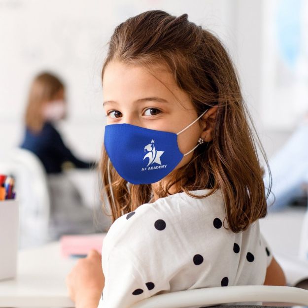 Child / Youth 2 Ply Cotton Face Masks | Back to Shcool or Camp Face ...